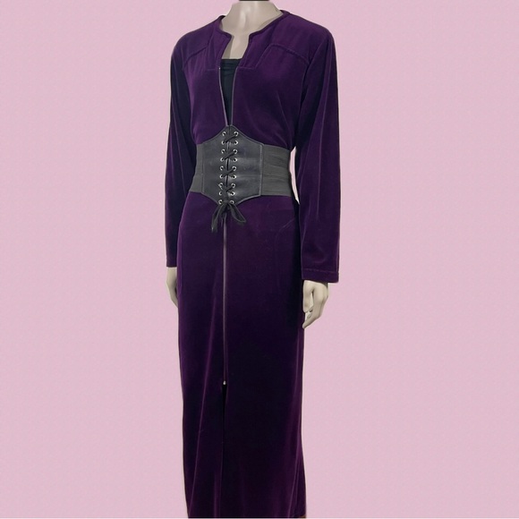 Vintage | Jackets & Coats | Diamond Tea Purple Velvet Robe | Poshmark